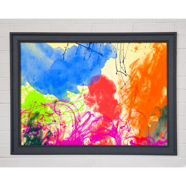 Perspections Gerahmter Kunstdruck Colourful Clouds In The Garden | Wayfair.de